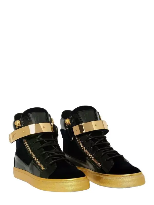 GIUSEPPE ZANOTTI Coby Hi-top Sneakers - Blue