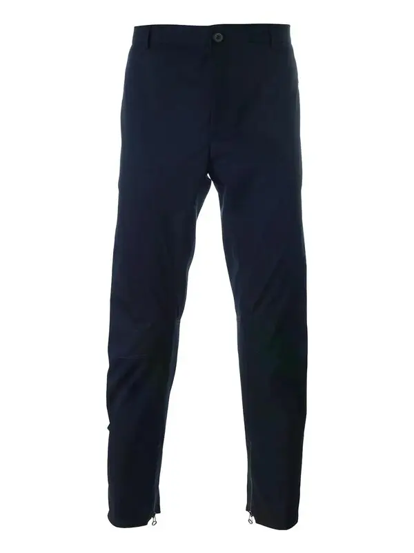 LANVIN Slim-fit Biker Pants - Blue
