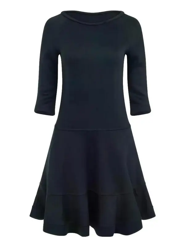 Chloé Fluted-hem Mini Dress - Blue