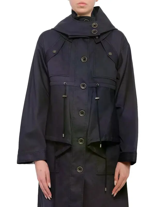 Kenzo Oversized Parka - Blue