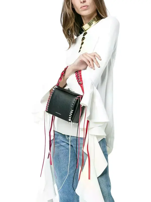Alexander McQueen Box Tassel Bag - Black