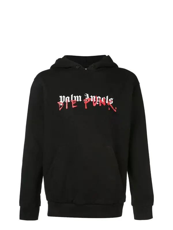 Palm Angels X Playboi Carti Die Punk Hoodie - Black