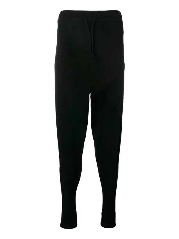 Y3 Drawstring Slouched Trousers - Black