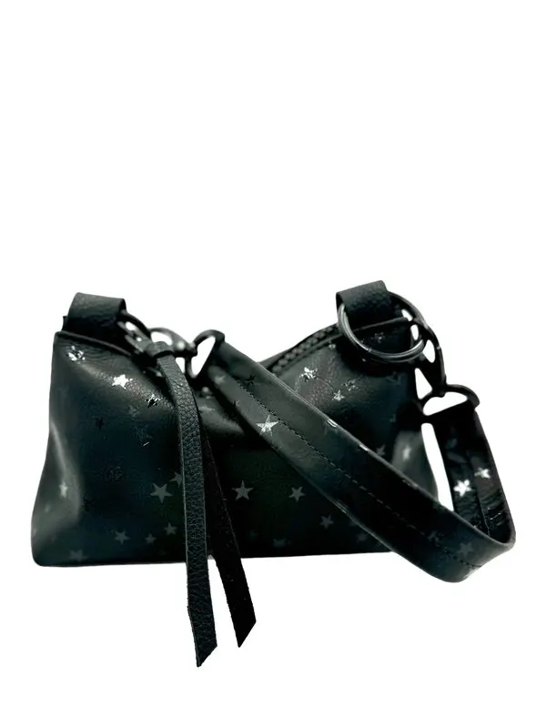 LYNN TALLERICO Amy Shoulderbag In Little Star Leather - Black