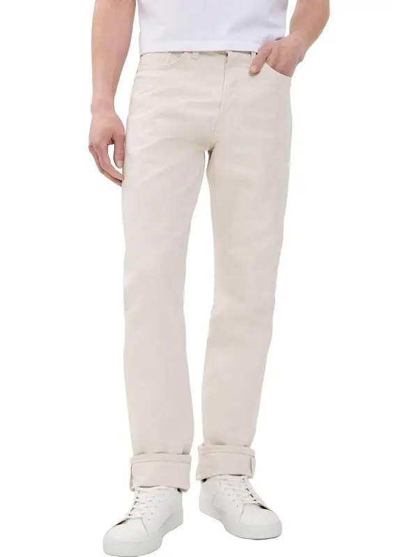 Naked & Famous Denim True Guy Tabi Selvedge Jeans - Off White