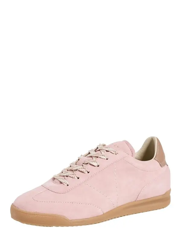 Varley Arwen Suede Lace-up Sneakers - Mellow Rose