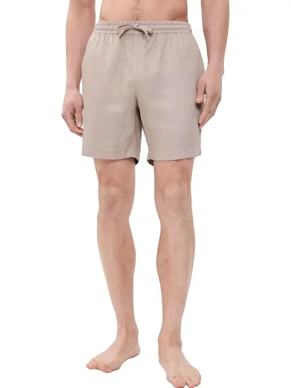 Onia Lyocell Beach Shorts - Stone