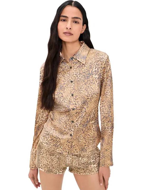 Lioness Angelic Shirt Animal Print - Leopard