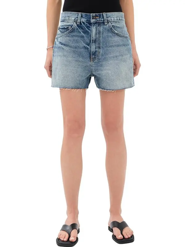 NILI LOTAN Cobain Denim Shorts - Summer Wash