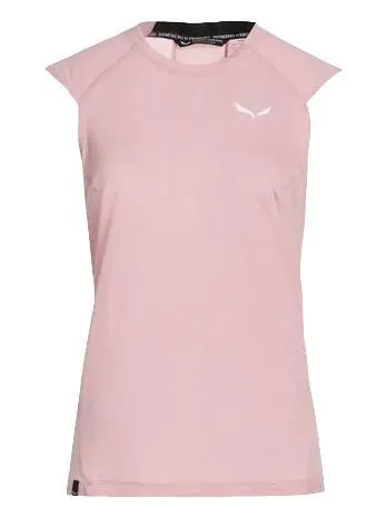 SALEWA Athletic Sleeveless T-shirt In Lycra, Wool, Polyamide, And Elastane - Pink