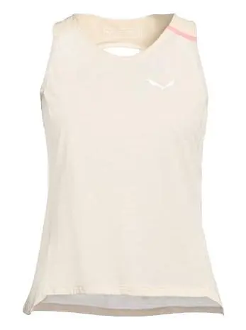 SALEWA Sleeveless Jersey Tank Top - Beige