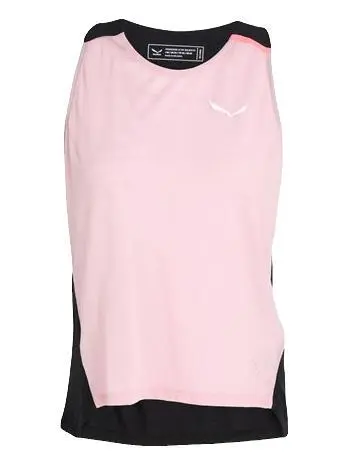 SALEWA Sleeveless Jersey Tank Top - Pink