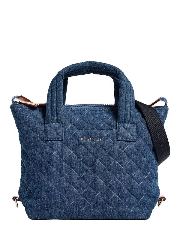 Mz Wallace Small Sutton Deluxe Tote - True Blue Denim