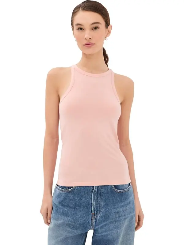 Another Tomorrow Racerback Tank Top - Quartz