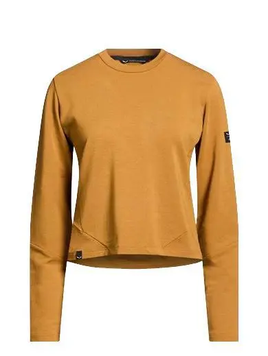 SALEWA Cotton Lyocell Elastane French Terry Sweatshirt - Mustard