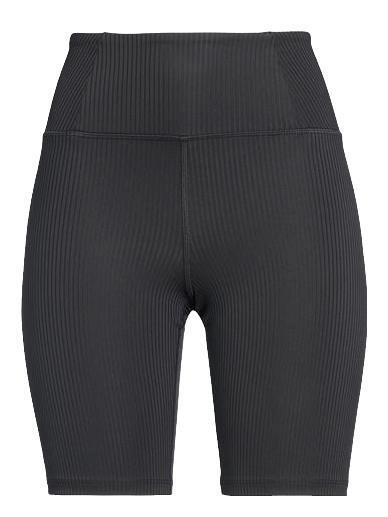 GIRLFRIEND COLLECTIVE High Waisted Ribbed Cycling Shorts - Charcoal