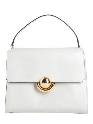 Furla Leather Flap Bag - Grey