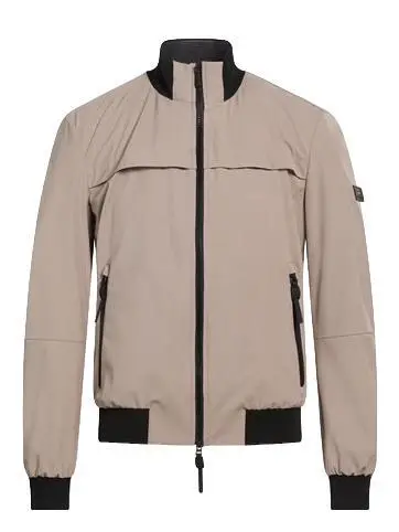 Peuterey Zip-up Jacket In Polyester And Elastane - Beige