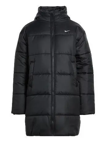 Nike Padded Polyester Long Coat - Black