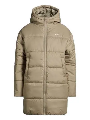 Nike Padded Polyester Long Coat - Sage Green