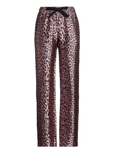 Zadig&Voltaire Leopard Print Acetate & Viscose Jacquard Pants - Pink