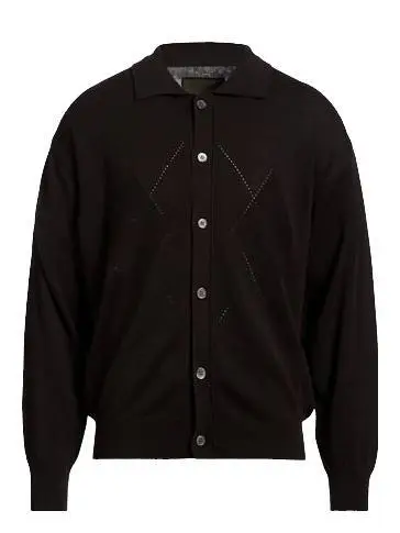 UNIFORM BRIDGE & CO. Cotton And Acrylic Cardigan - Black