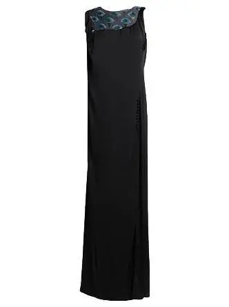 LANVIN Silk Blend Maxi Dress - Black