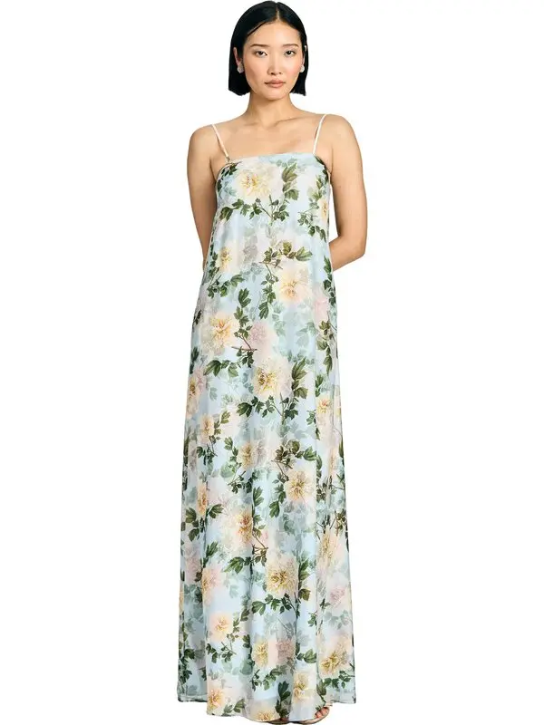 Sachin & Babi Shelby Gown - Cloud Blue Peony