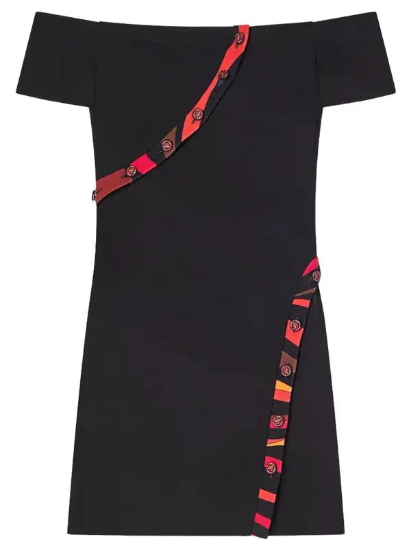 Emilio Pucci Off-shoulder Dress - Black