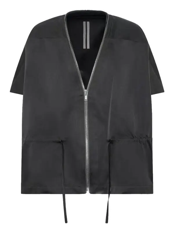 Rick Owens Asymmetrical Zip-up Jacket - Black