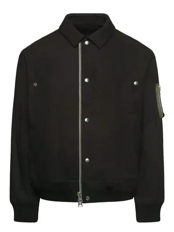 Sacai Ripstop Blouson Jacket - Black