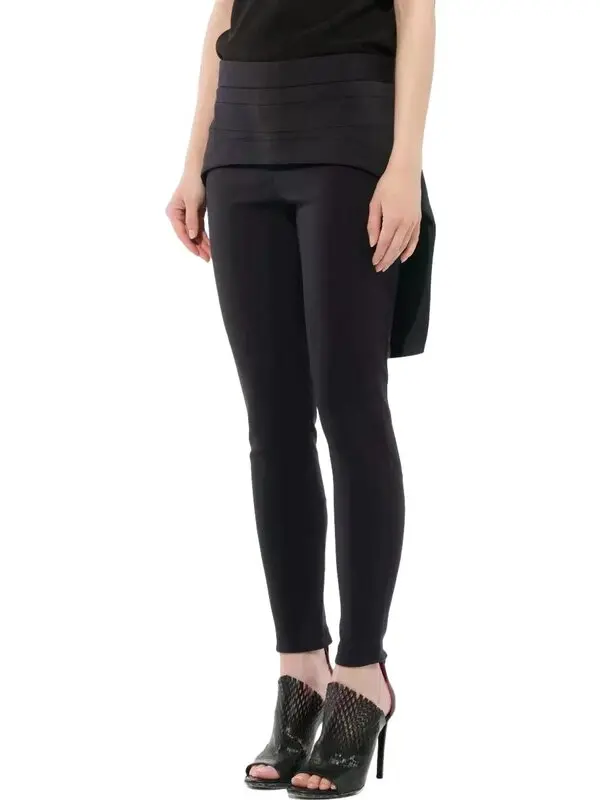 Givenchy Layered Zip-fastening Trousers - Black