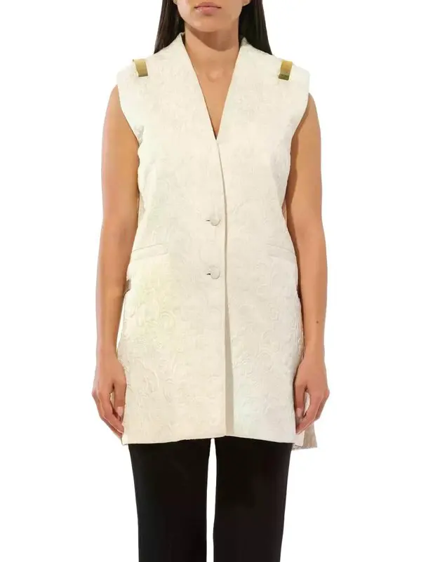 Givenchy Paisley Jacquard Waistcoat - Neutrals