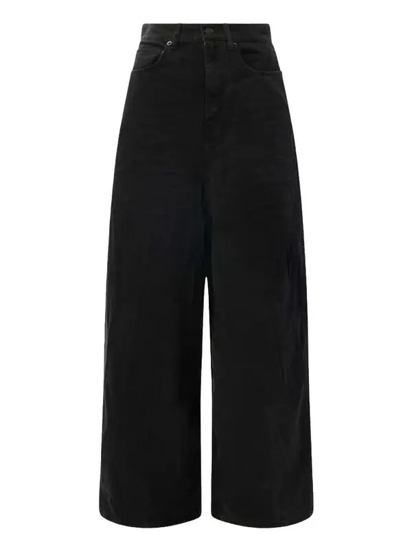 Balenciaga Wide-leg Jeans - Black