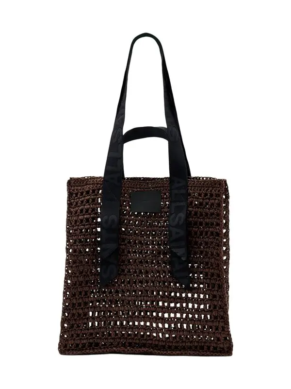 ALLSAINTS Lullah Woven Tote Bag - Brown