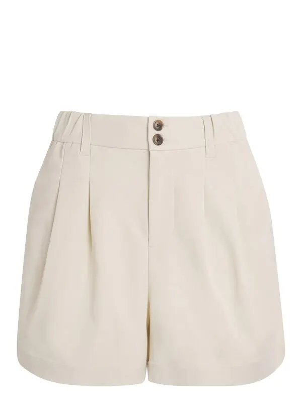 Varley Tansy Tailored Shorts - Ivory