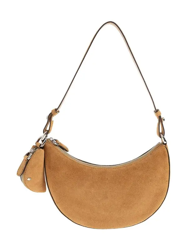 Kate Spade New York Duo Suede Shoulder Bag - Beige