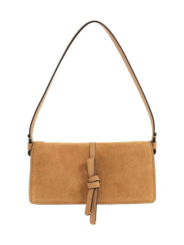 Kate Spade New York Loop Bag In Suede And Leather - Beige