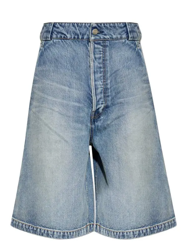 Fear Of God Relaxed Fit Bermuda Denim Shorts - Blue