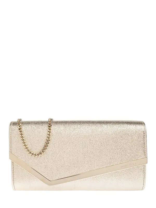 JIMMY CHOO Emmie Clutch Bag - Gold