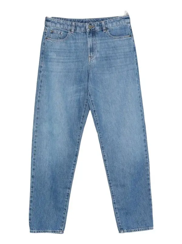 Emporio Armani Cotton Denim Jeans - Blue
