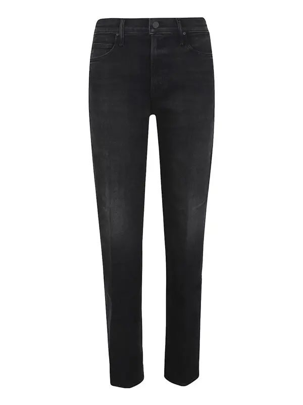 MOTHER The Kick It Denim Jeans - Black
