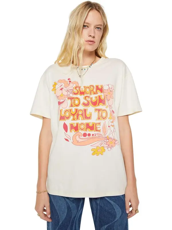 MOTHER The Sleep-over Sworn To The Sun T-shirt - Multi