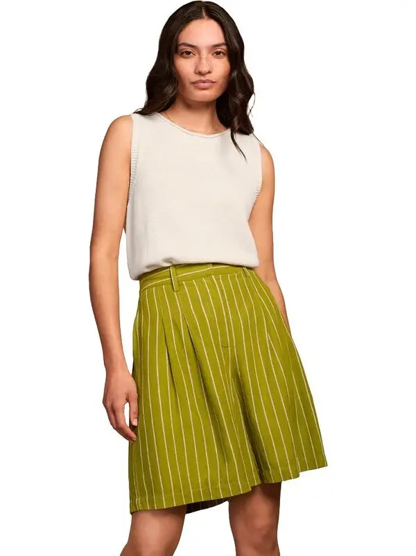 CELTIC & CO. Sleeveless Knitted Vest Top - Ecru