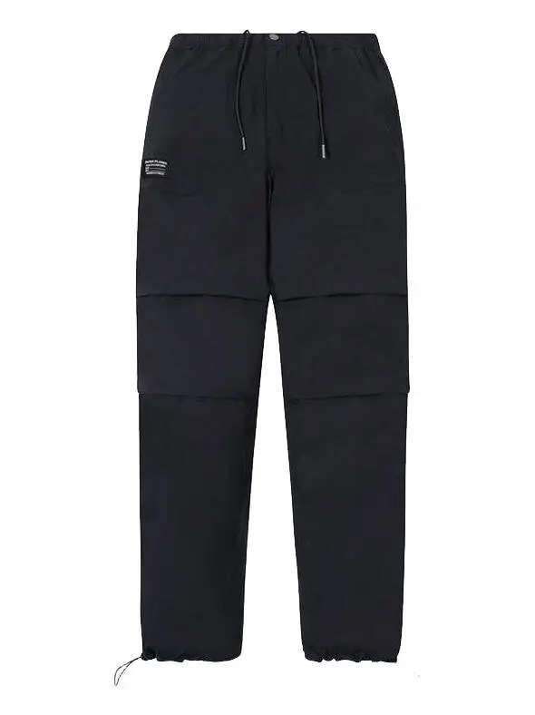 PAPER PLANES Cotton Blend Utility Pants - Black