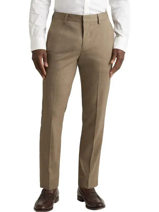 Bonobos Jetsetter Stretch Wool Suit Pants - Tan