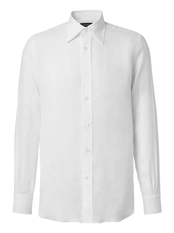Thom Sweeney Linen Shirt - White