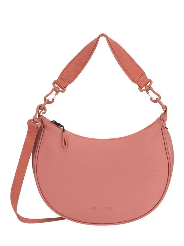 SHERPANI Mina Medium Lightweight Half Moon Crossbody Bag - Desert