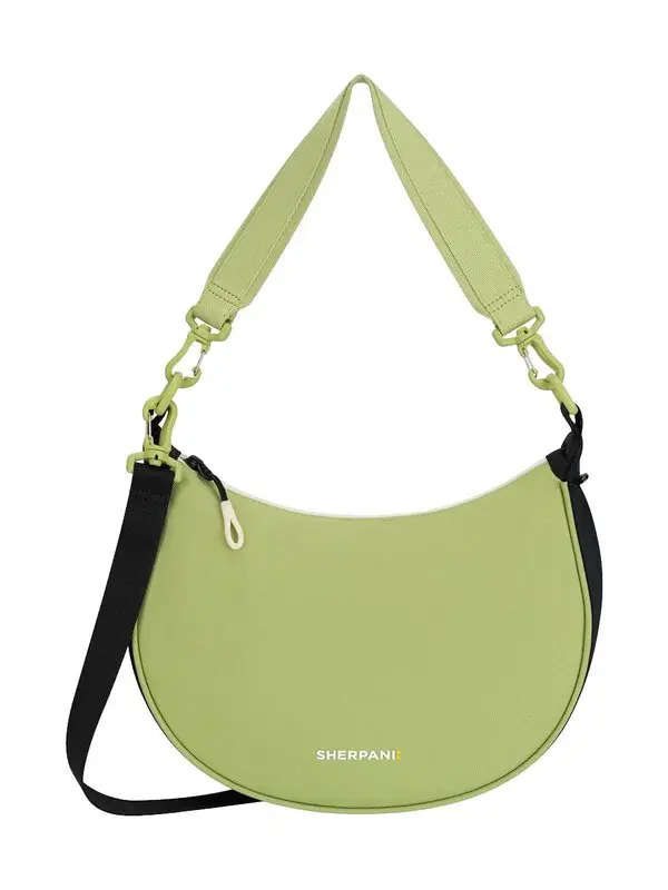 SHERPANI Mina Medium Lightweight Half Moon Crossbody Bag - Palm