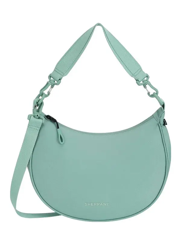 SHERPANI Mina Medium Lightweight Half Moon Crossbody Bag - Surf